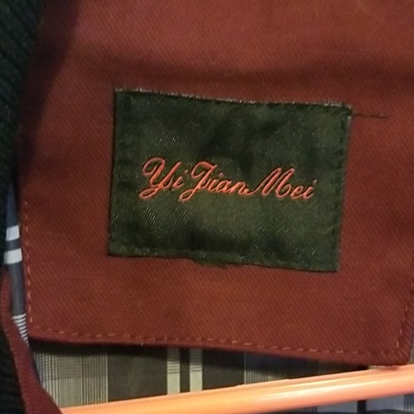 yi jian mei | Jackets & Coats | Red And Black Gene Jacket | Poshmark